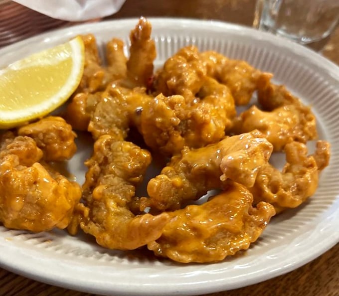 Bang Bang Shrimp that brings just enough spice to wake up your taste buds without setting them on fire. The perfect opening act before the beef main event.
