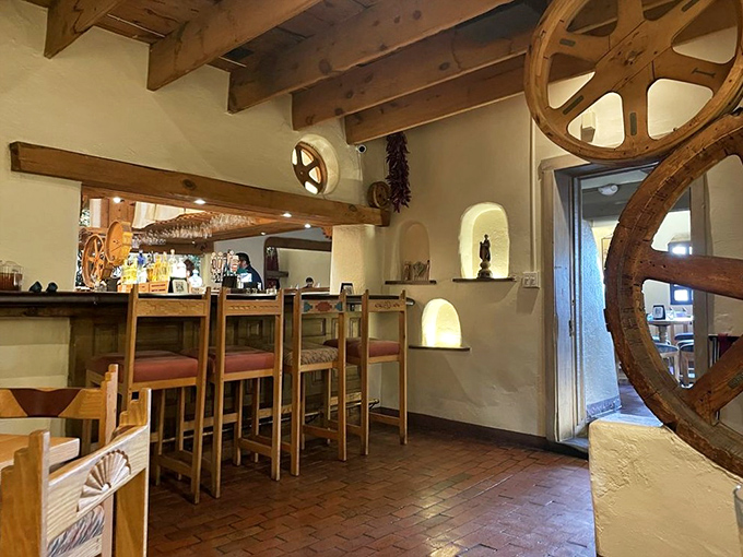 The bar area feels like the living room of that cool friend who somehow combines rustic charm with sophisticated taste and always pours generously.