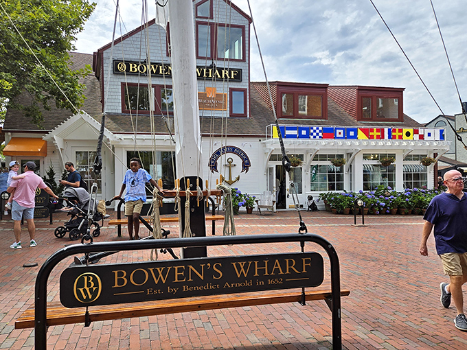 Bowen's Wharf bustles with nautical charm and shopping opportunities. This historic marketplace proves that retail therapy is even more effective with sea breezes.