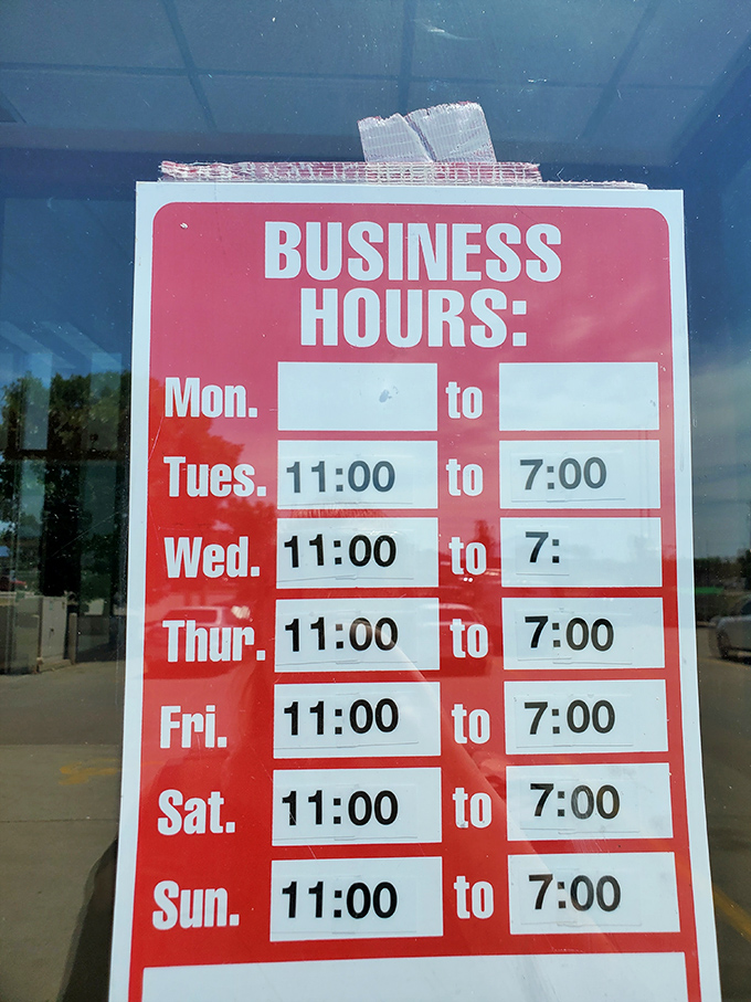 Open six days a week from 11 to 7&mdash;plan your burger pilgrimage accordingly and arrive hungry always.