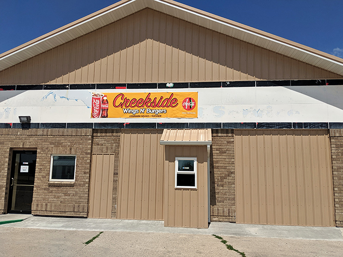 Creekside Wings & Burger&mdash;proof that sometimes the most memorable meals come from unassuming buildings with straightforward names and big flavors.