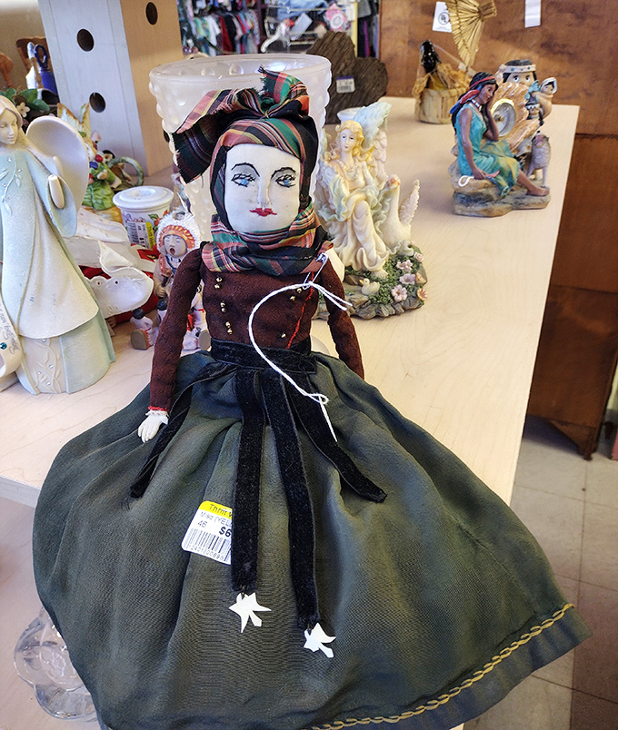 The doll section: slightly haunting, completely fascinating, and guaranteed to make you say, "They just don't make 'em like this anymore."