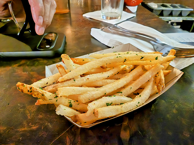 These aren't just fries&mdash;they're the supporting actors that deserve their own Oscar. Crispy, herb-flecked, and impossible to stop eating.