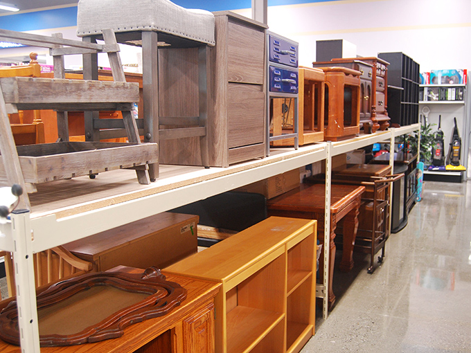 Furniture finds that whisper possibilities&mdash;each shelf and cabinet just waiting for its second act in an Alaskan home story.