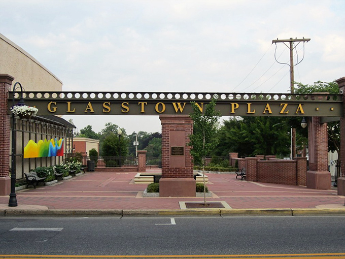 Glasstown Plaza celebrates Millville's artistic renaissance with colorful flair. The arts district proves retirement here feeds the soul while the affordable cost of living protects the wallet.