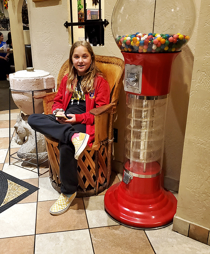 Even the waiting area has personality with its vintage gumball machine &ndash; proving good things come to those who wait.