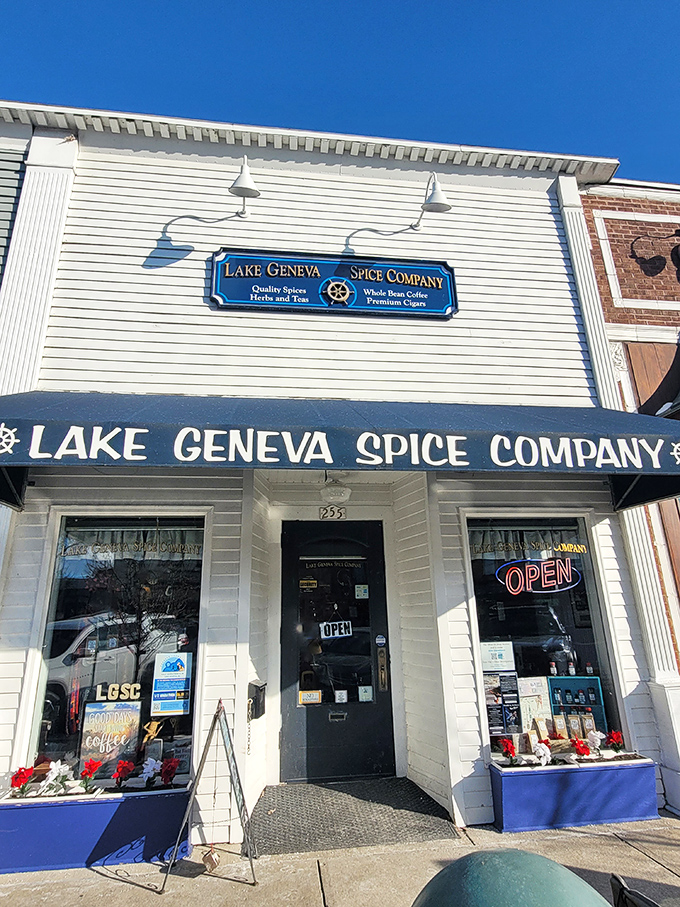 The Lake Geneva Spice Company: where flavor explorers find their compass. One whiff inside and suddenly you're planning dinner parties for the next month.