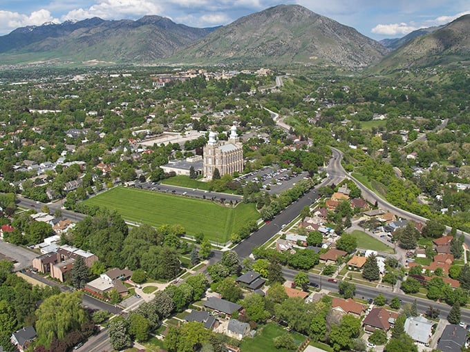 From above, Logan reveals its perfect positioning&mdash;nestled against mountains that provide both spectacular views and natural barriers against big-city sprawl.