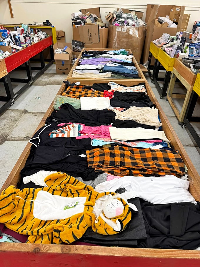 Clothing bonanza where patience pays off. Dig deep enough and you might find that designer piece you've been coveting.