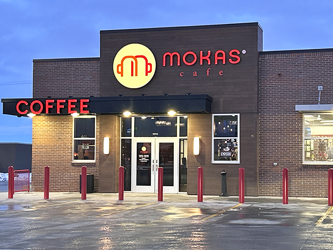 Mokas Coffee & Eatery offers that essential morning brew in stylish surroundings. Because affordable living doesn't mean sacrificing good coffee.