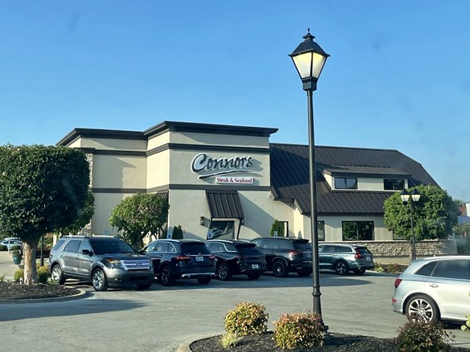 Even the parking lot hints at what's inside&mdash;well-maintained, thoughtfully designed, and ready to welcome you to a memorable meal.