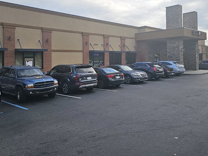 A full parking lot tells the real story—when locals consistently choose to leave their cars here, you know you've found something worth experiencing.