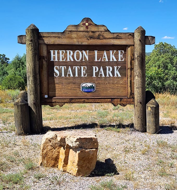 The entrance sign welcomes you with rustic New Mexico charm, promising adventures that your social media followers will secretly envy.