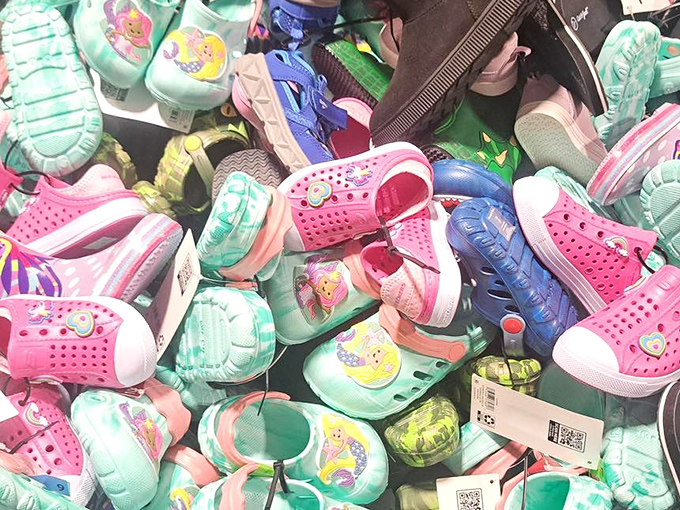 A rainbow of comfy footwear that makes your feet and your budget equally happy. Croc-style comfort without the full retail crocodile tears.