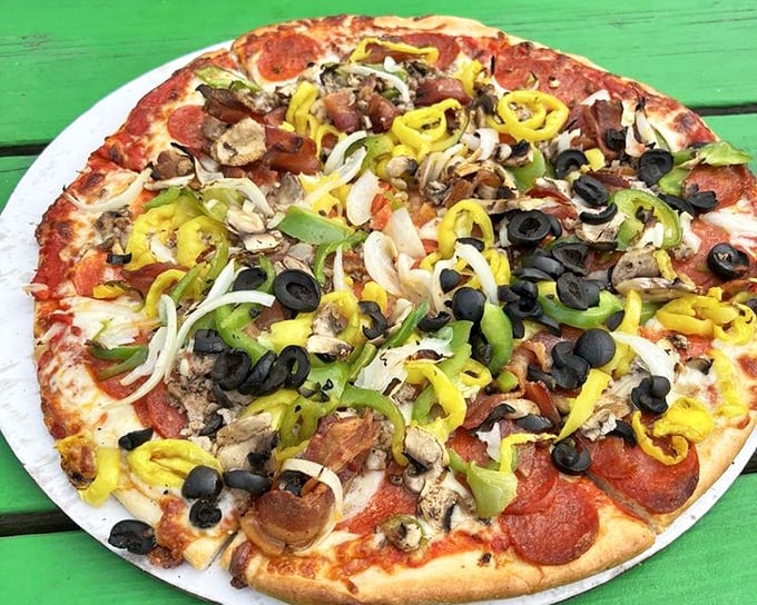 The supreme pizza that makes you question why you ever settled for pepperoni alone. It's like the Avengers of toppings assembled on one heroic crust.