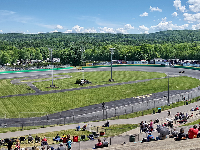 Thunder Road Speedbowl offers retirement-friendly adrenaline rushes where the only thing racing faster than cars are affordable housing prices.