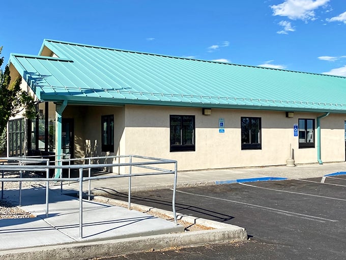 The local post office might not look glamorous, but it represents the practical infrastructure that makes small-town living work. Bills smaller, smiles bigger.