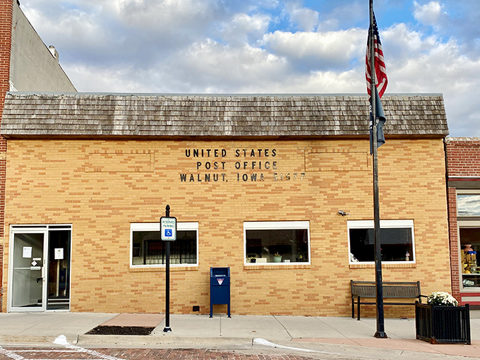 Even Walnut's post office has that Norman Rockwell quality&mdash;sending postcards from here feels delightfully meta.