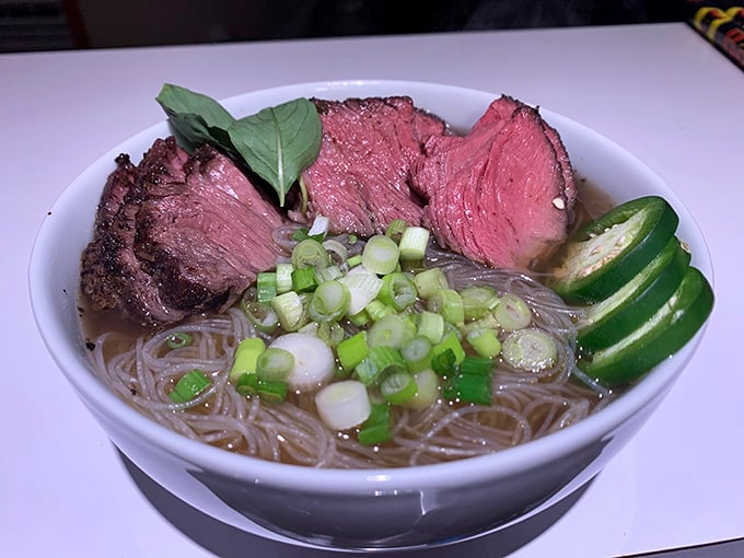 Who knew Vietnamese pho could find a perfect home in an Iowa deli? Culinary boundaries are beautifully meaningless.