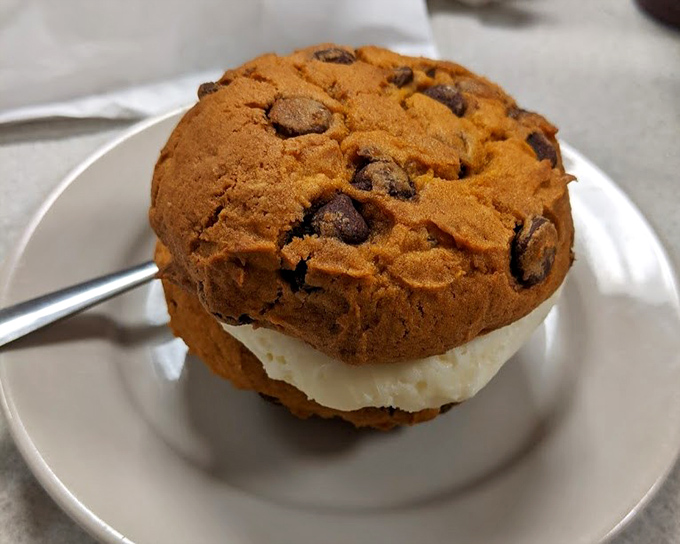 Maine's unofficial state dessert &ndash; the whoopie pie &ndash; two chocolate saucers sandwiching a cloud of vanilla filling.