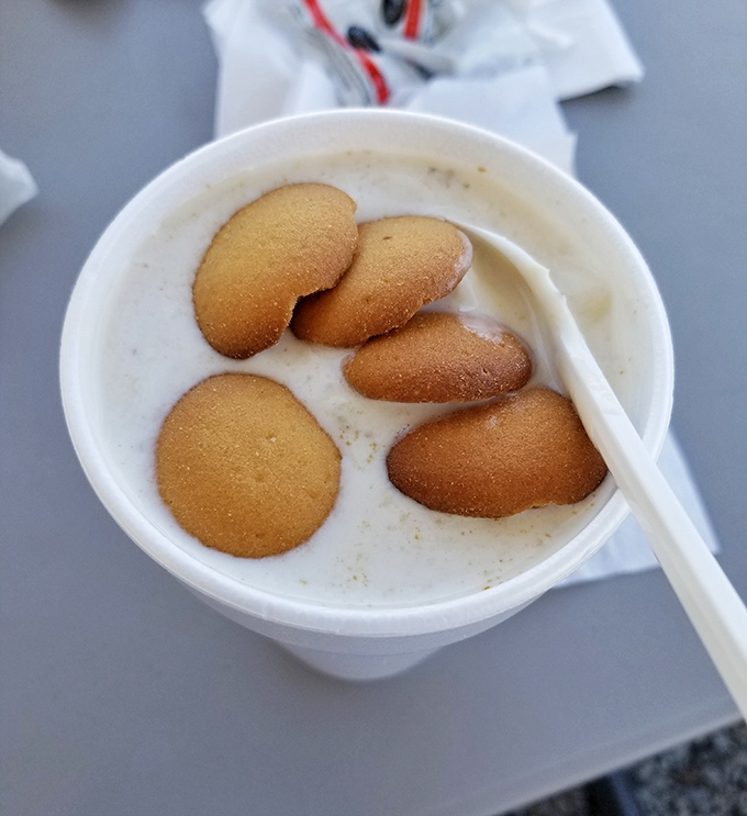 Vanilla pudding studded with vanilla wafers&mdash;dessert's version of a warm hug from grandma. Simple, sweet, and somehow more comforting than therapy.