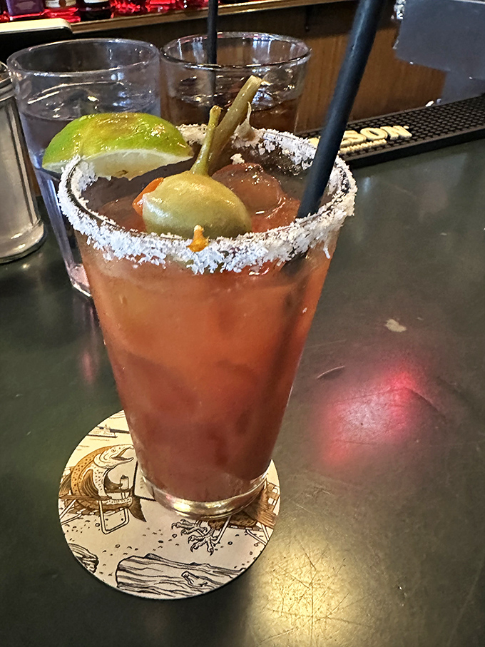 A Bloody Mary that's practically a salad, making "vegetables for breakfast" sound like the best idea you've ever had.