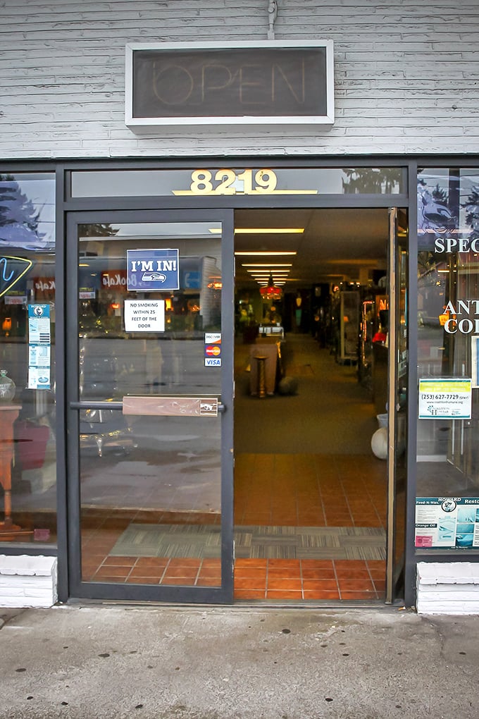 The entrance beckons with promise&mdash;step through these doors and leave the present behind for a few hours of nostalgic treasure hunting.