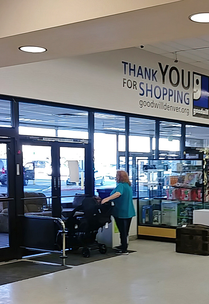 The farewell message that reminds you your shopping spree supported job training and community programs. Win-win!