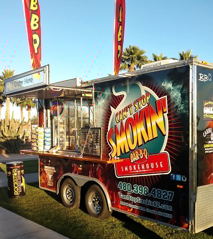 Their mobile meat machine brings the smoke show to you. When the mountain won't come to Mohammed, the brisket comes to your backyard.