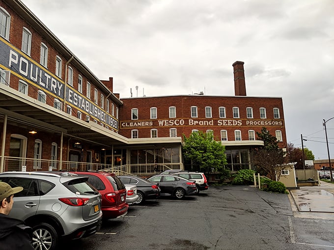 The historic fa&ccedil;ade with its vintage signage offers a glimpse into Harrisonburg's past while housing one of its most delicious presents.