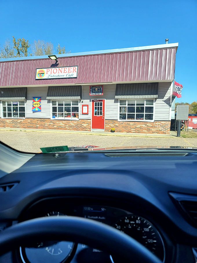 That red door isn't just an entrance&mdash;it's a portal to flavor country. The modest fa&ccedil;ade keeps Vermont's best-kept secret hiding in plain sight.
