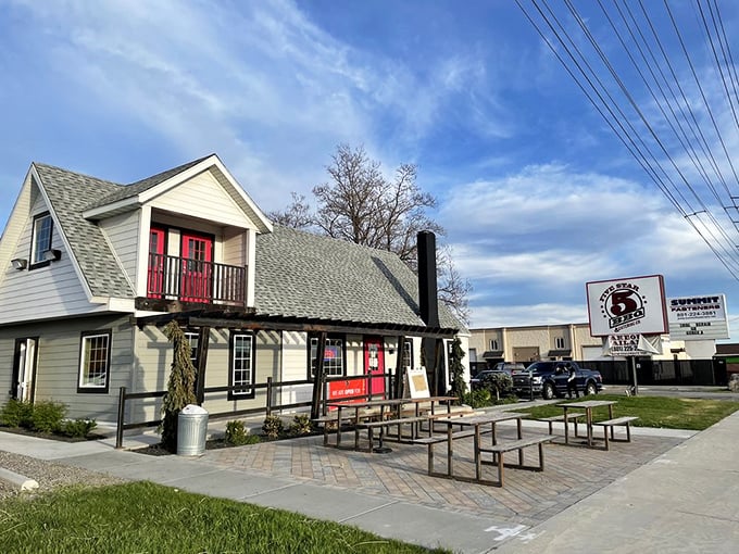 From the outside, it looks like a charming cottage; inside, it's a barbecue wonderland with fried magic.