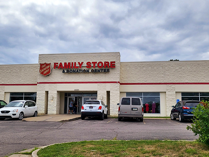 Destination shopping at its finest. The unassuming exterior houses a world of possibilities for the savvy treasure hunter.