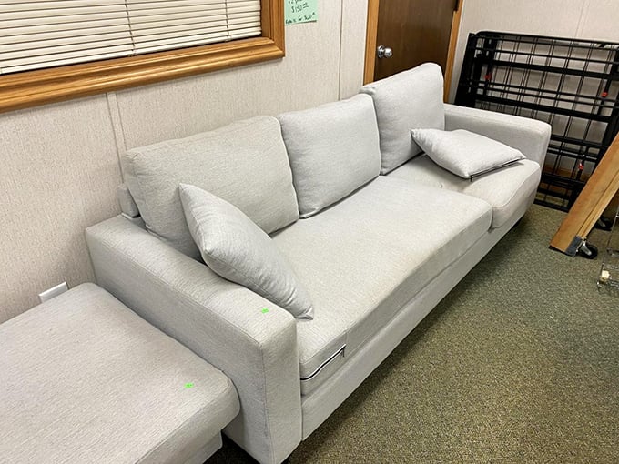 The couch that could&mdash;clean, comfy, and priced less than your last fancy dinner out. Perfect for Netflix marathons or unexpected naps.