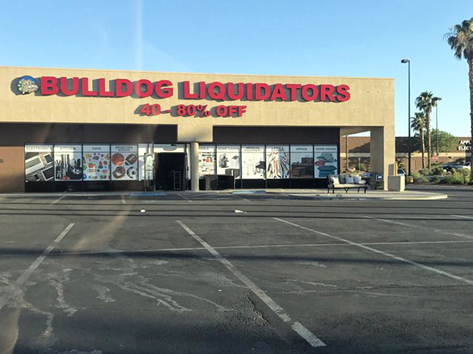 That expansive parking lot means you can pull right up close when loading your haul of incredible finds.