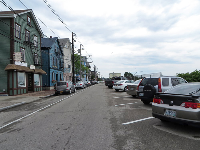 Federal Hill's colorful buildings line up like a welcoming committee. Somewhere among them, Pastiche waits with your sugar fix.