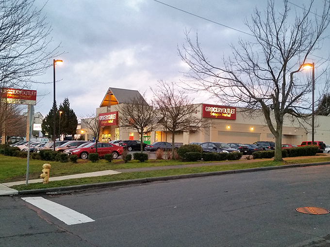 Full parking lot tells the real story. When Washingtonians vote with their wheels, Grocery Outlet wins the popular vote by a landslide.