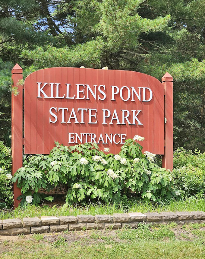 This welcoming sign marks the entrance to your personal stress-relief headquarters, conveniently located right here in Delaware's backyard.