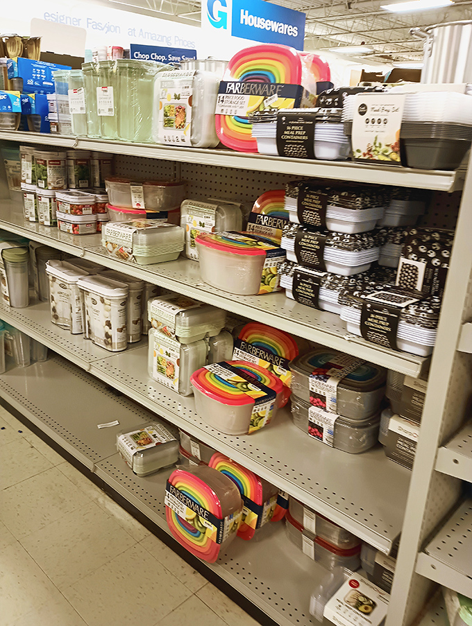Rainbow-colored food storage that makes leftovers feel like a celebration rather than a sad reminder of yesterday's dinner.