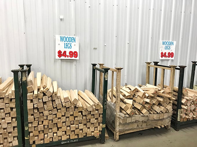 Wooden table legs for $4.99? DIY furniture makers and Pinterest enthusiasts, your mecca awaits in the most unexpected corner of Indiana.