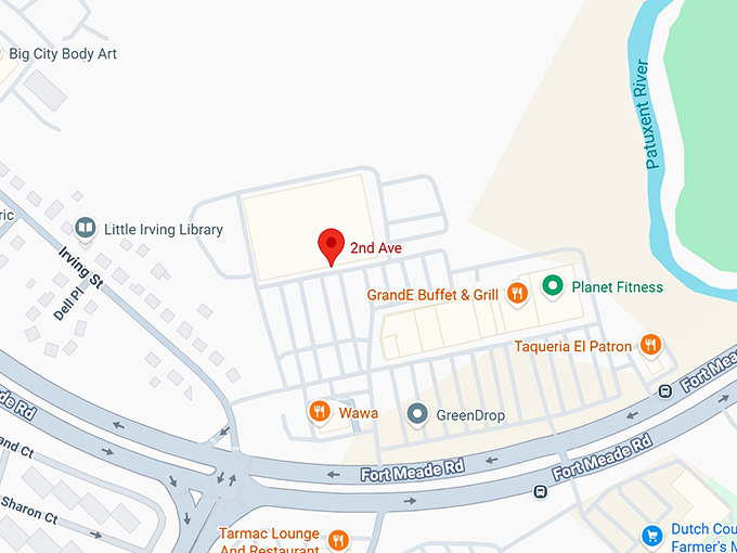 16. 2nd ave thrift superstore laurel, md map