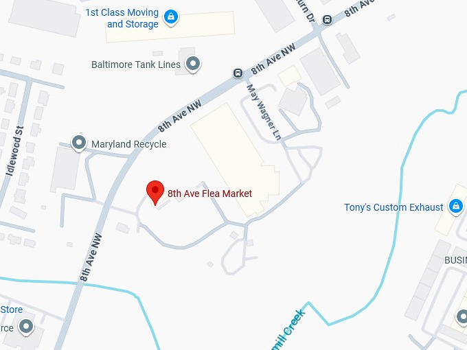 16. 8th ave flea market map