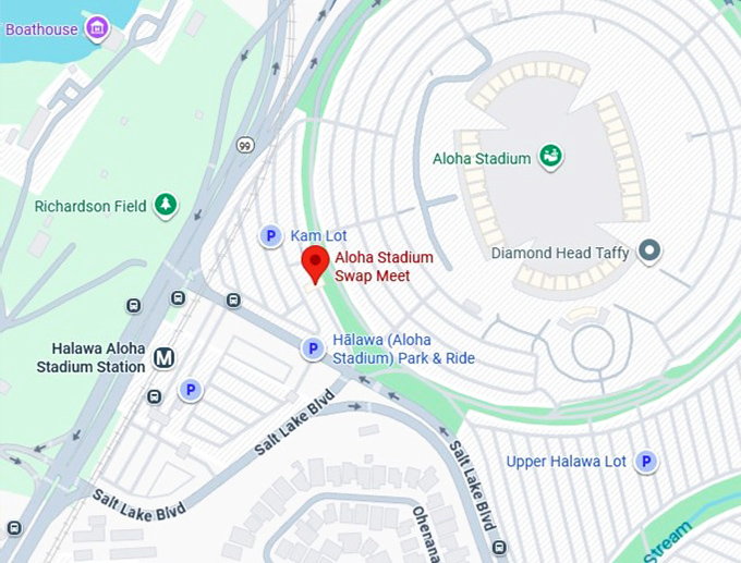 16. aloha stadium swap meet map