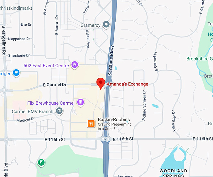 16. amanda's exchange map