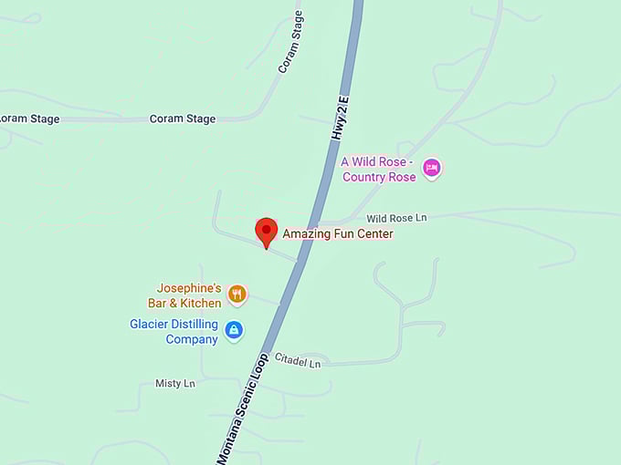 amazing fun center map