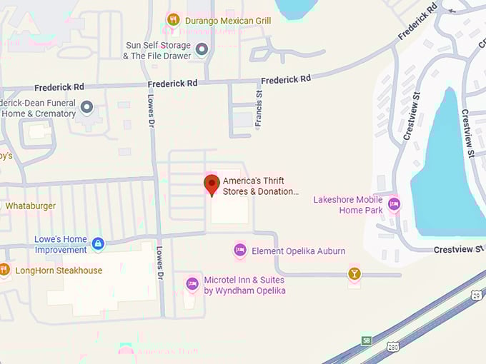 16. america&rsquo;s thrift stores & donation center opelika map