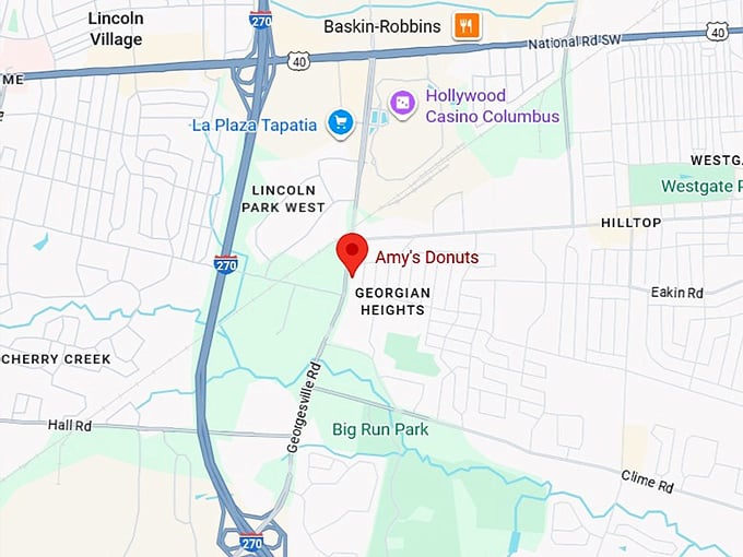 16. amy&rsquo;s donuts map