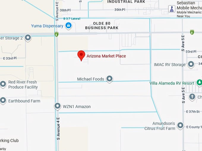 16. arizona market place map