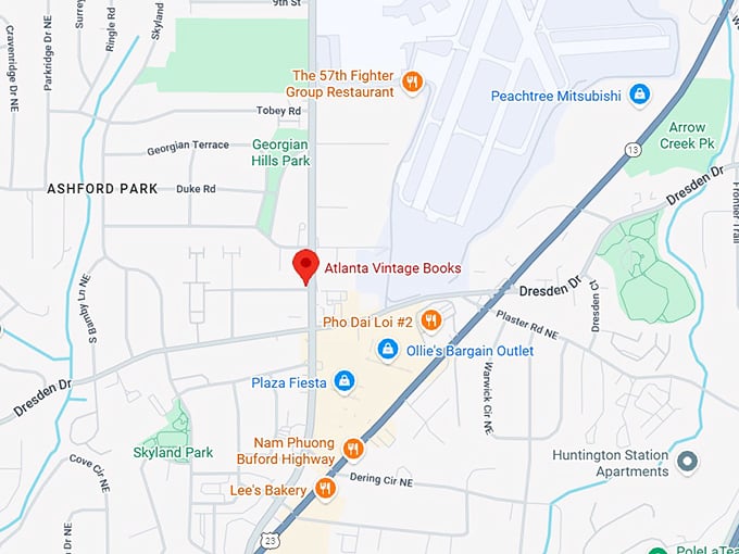 16. atlanta vintage books map