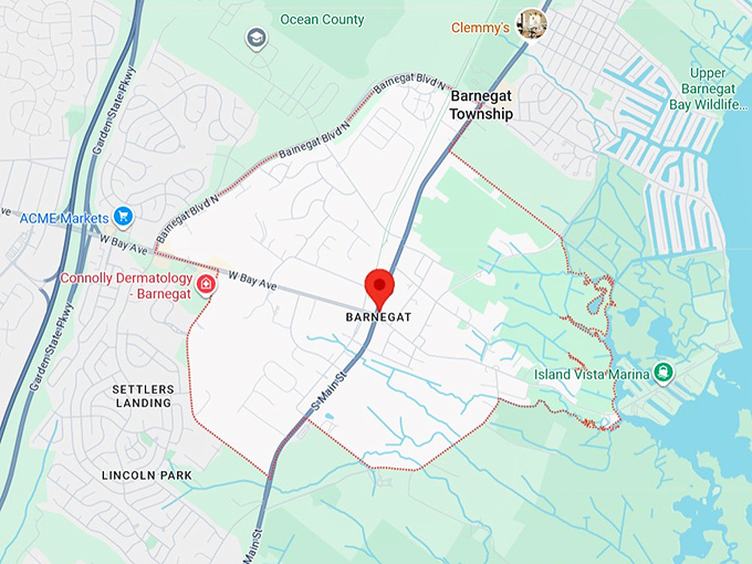 16. barnegat, nj map